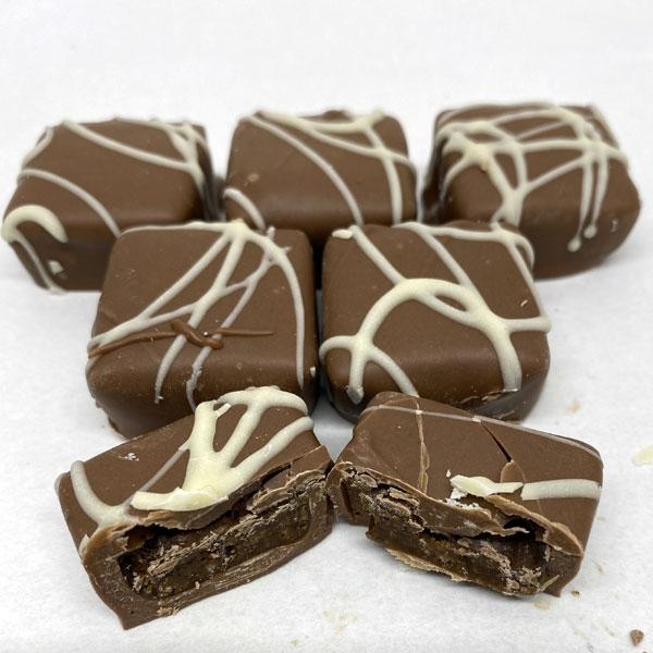 Sticky toffee pudding handmade chocolates – Simon Dunn